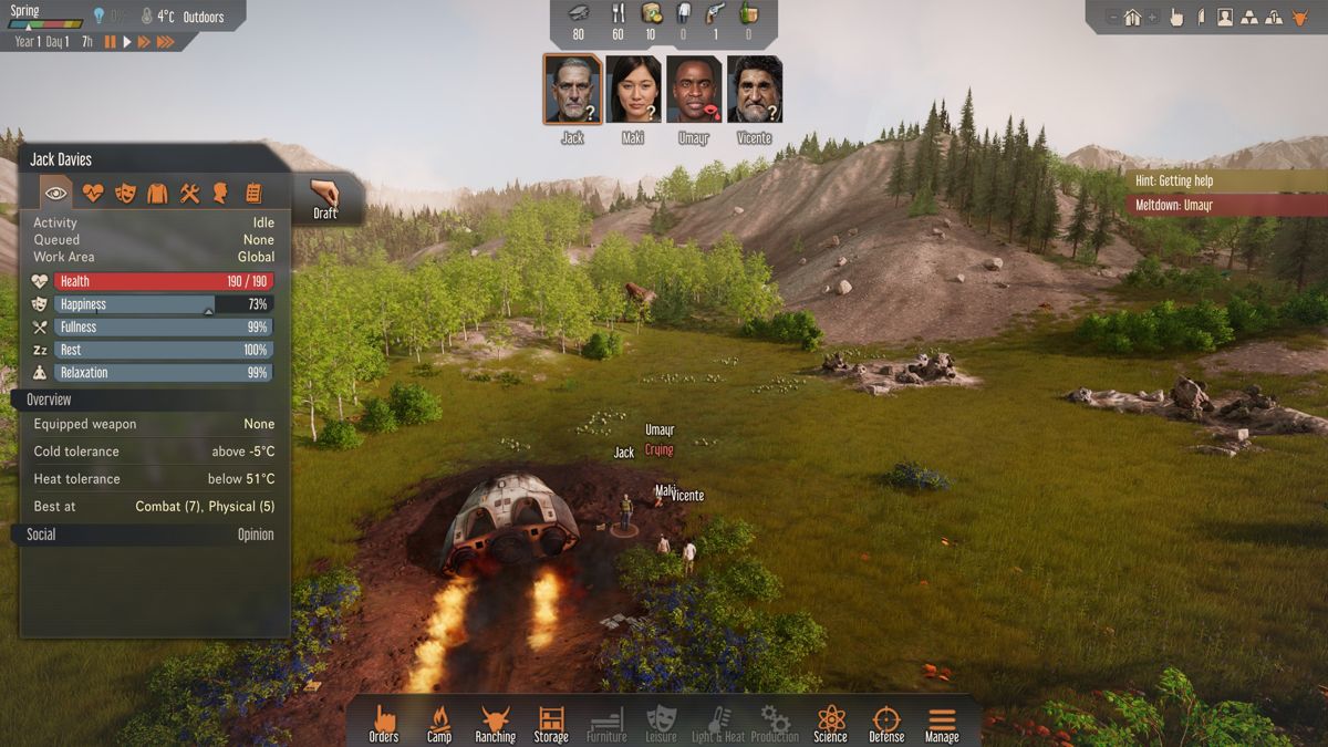 Screenshot of Stranded: Alien Dawn (Windows, 2022) - MobyGames