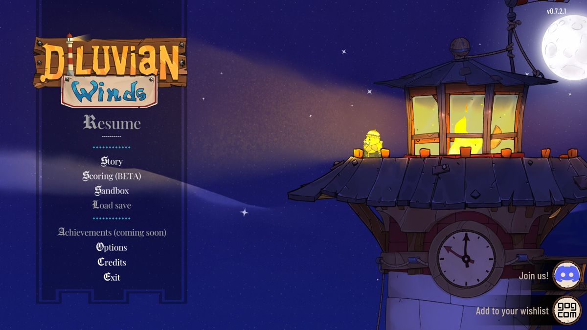 Screenshot of Diluvian Winds (Windows, 2023) - MobyGames