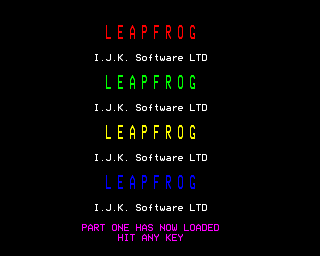 Leap-Frog (1983) - MobyGames