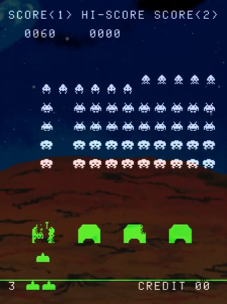 Screenshot of Space Invaders (Arcade, 1978) - MobyGames