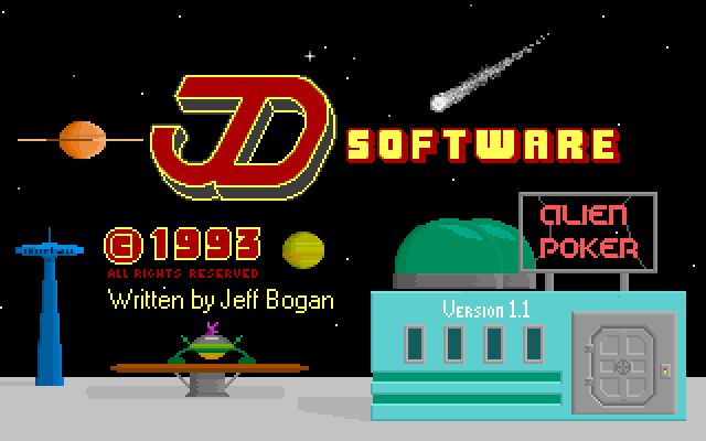 Alien Poker (1993) - MobyGames