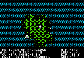 Screenshot of Ultima (Apple II, 1981) - MobyGames