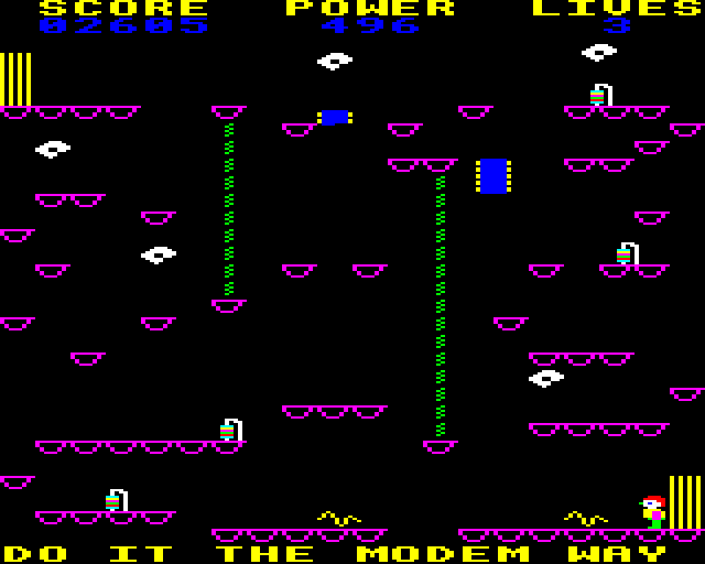 Screenshot of The Hacker (BBC Micro, 1985) - MobyGames