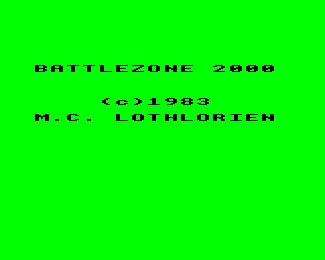 Battlezone 2000 (1983) - MobyGames