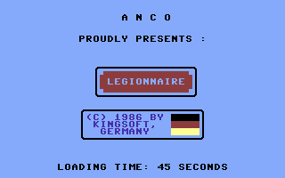 Legionnaire (1986) - MobyGames