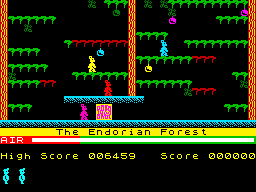Screenshot of Manic Miner (ZX Spectrum, 1983) - MobyGames