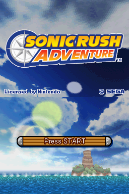 Screenshot of Sonic Rush Adventure (Nintendo DS, 2007) - MobyGames