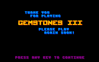 Screenshot of G-stones III (DOS, 1994) - MobyGames