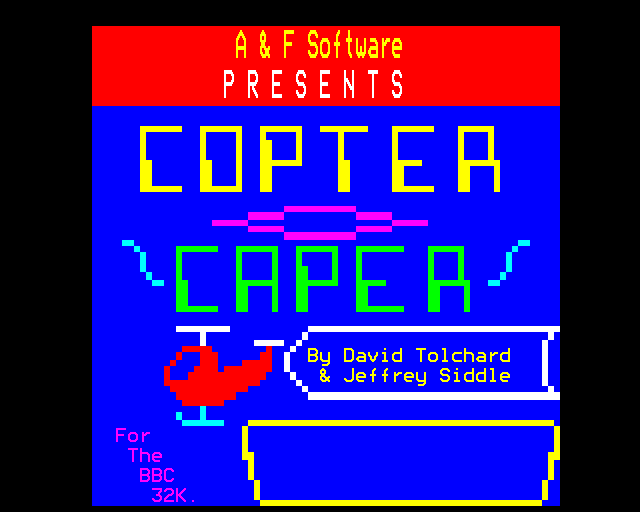Copter Capers (1984) - MobyGames