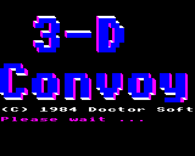 3D Convoy (1984) - MobyGames