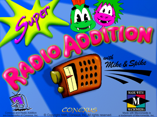 Radio Addition with Mike and Spike (1996) - MobyGames