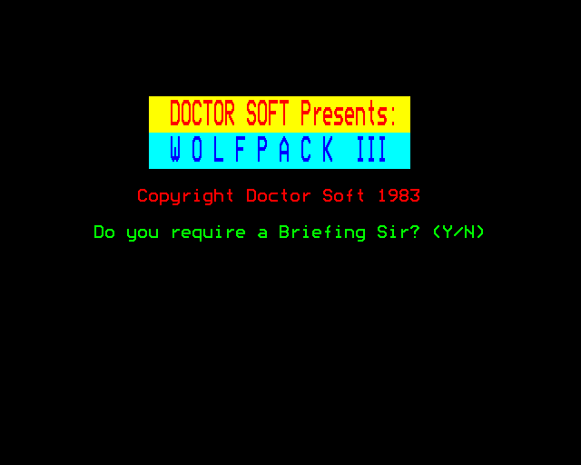 Wolfpack (1983) - MobyGames