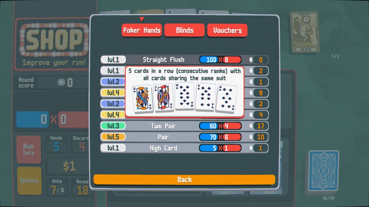 Screenshot of Balatro (Windows, 2024) - MobyGames