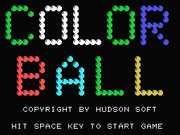 Color Ball (1983) - MobyGames