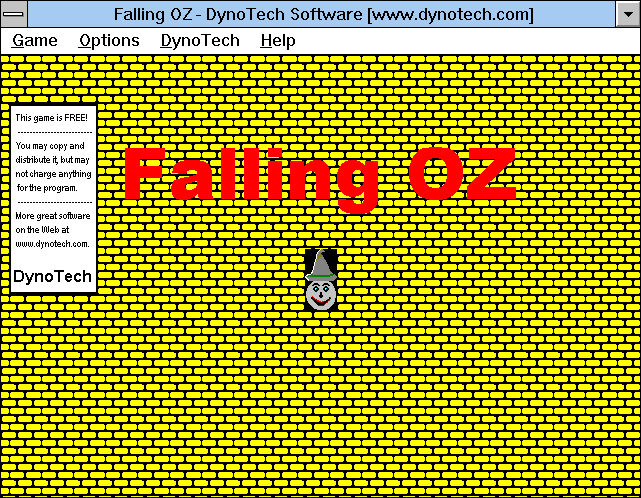 Screenshot of Falling Oz (Windows 3.x, 1998) - MobyGames