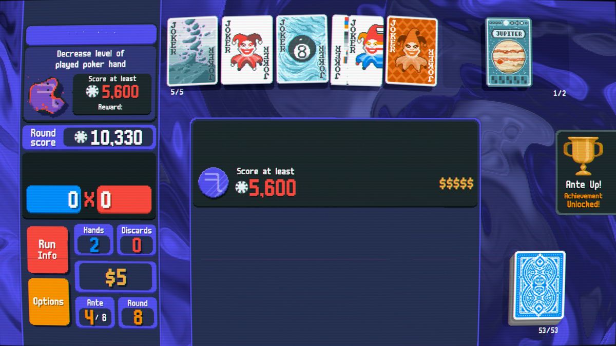 Screenshot of Balatro (Windows, 2024) - MobyGames