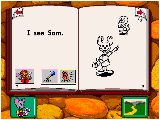Screenshot of Reader Rabbit's Interactive Reading Journey (Windows 16 ...