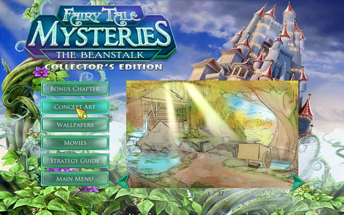 Screenshot of Fairy Tale Mysteries 2: The Beanstalk (Collector's ...