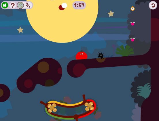 Screenshot of LocoRoco 2 (Browser, 2008) - MobyGames