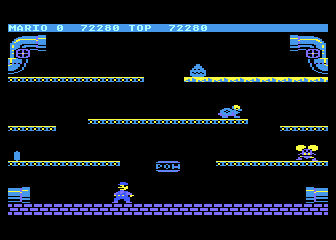 Screenshot of Mario Bros. (Atari 5200, 1983) - MobyGames