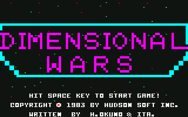 Dimensional Wars (1983) - MobyGames