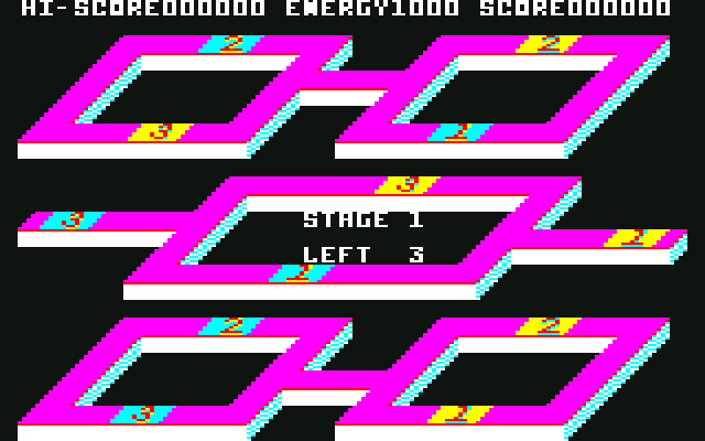 Screenshot of Dimensional Wars (PC-6001, 1983) - MobyGames