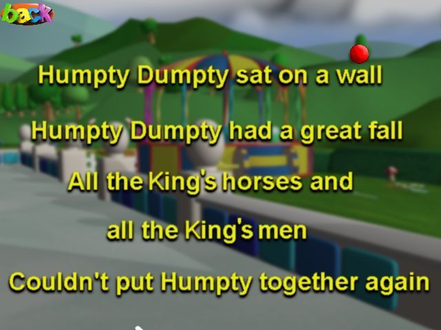 Screenshot of The Wheels on the Bus: Humpty Dumpty (Windows, 2004 ...