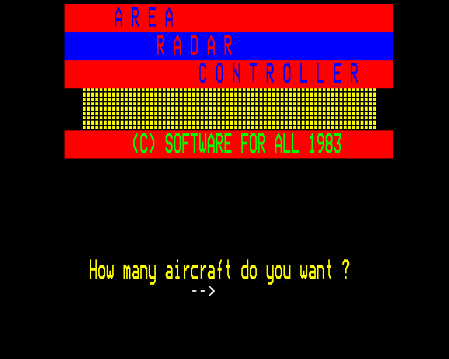 Area Radar Controller (1983) - MobyGames