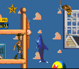Screenshot of Disney's Toy Story (SNES, 1995) - MobyGames