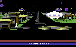 Screenshot of Astro Chase (Commodore 64, 1982) - MobyGames
