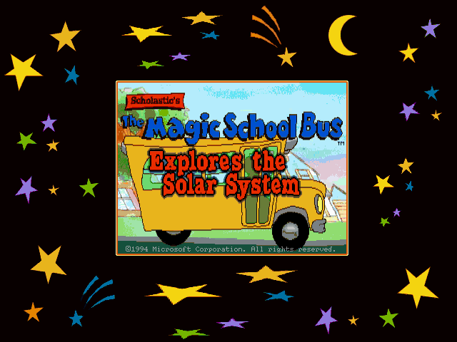 Screenshot of Scholastic's The Magic School Bus Explores the Solar ...