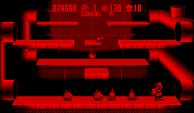 Screenshot of Mario Clash (Virtual Boy, 1995) - MobyGames