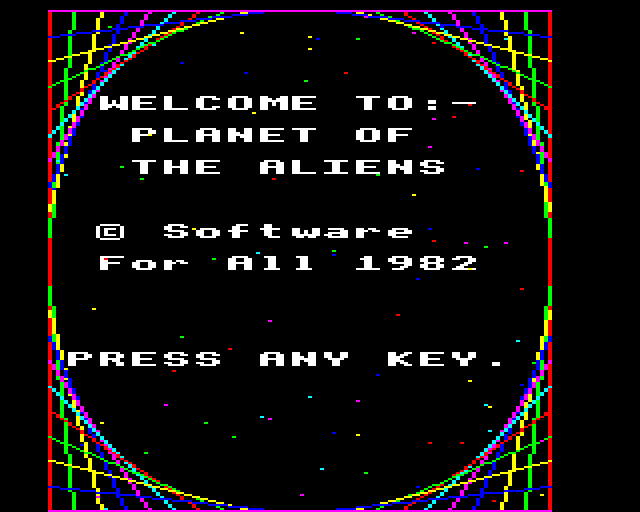 Alien Planet & Car Wars (1982) - MobyGames