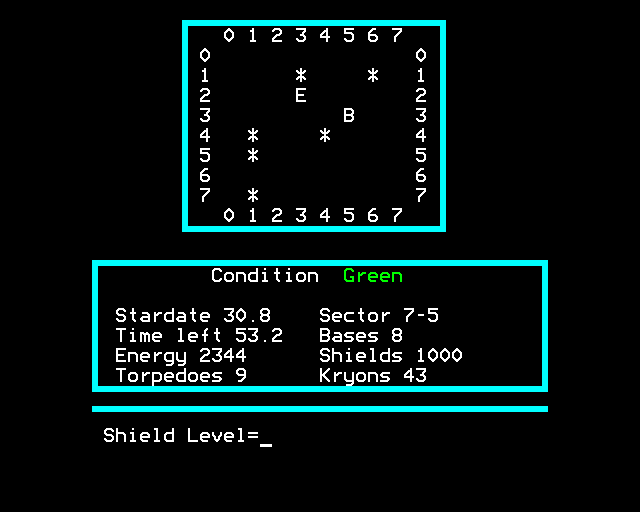Screenshot of Games of Strategy (BBC Micro, 1982) - MobyGames
