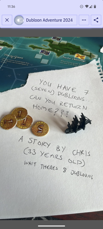 You Have 7 (Seven) Dubloons... Can You Return Home??? (2024) - MobyGames