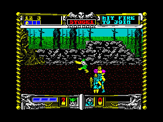 Screenshot of Golden Axe (ZX Spectrum, 1989) - MobyGames