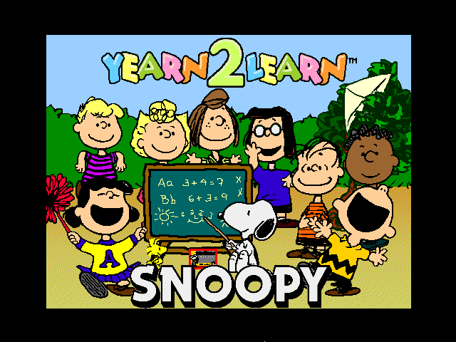Yearn2Learn: Snoopy (1993) - MobyGames