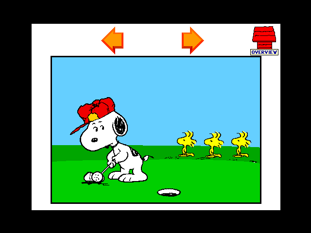 Screenshot of Yearn2Learn: Snoopy (Windows 3.x, 1993) - MobyGames