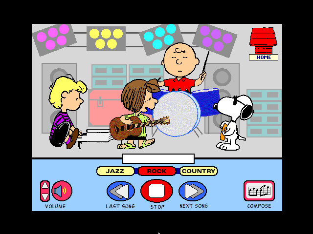 Screenshot of Yearn2Learn: Snoopy (Windows 3.x, 1993) - MobyGames