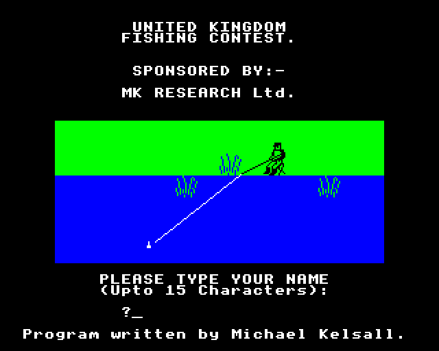 Fishing (1986) - MobyGames