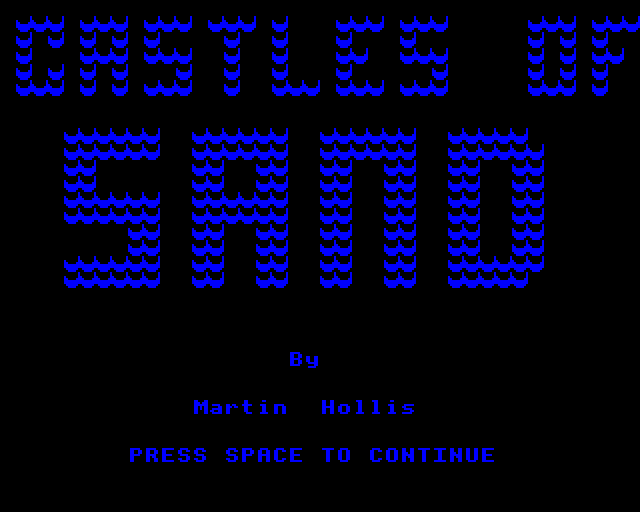 Castles of Sand (1984) - MobyGames