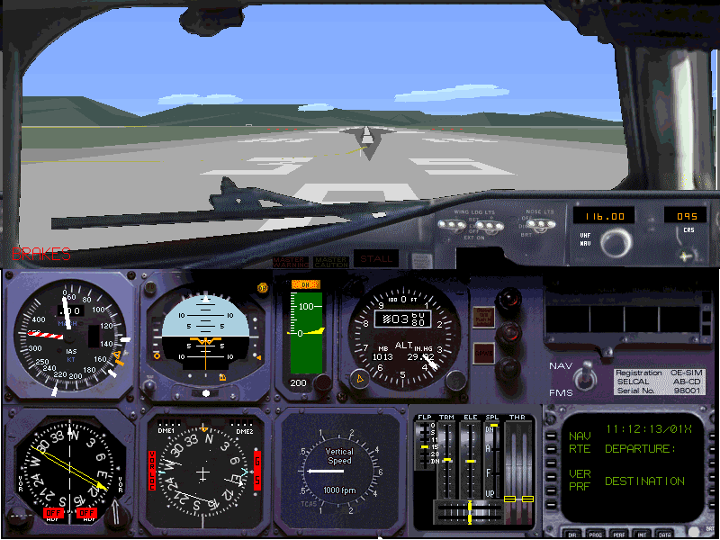 Screenshot of Airline Simulator 2 (DOS, 1999) - MobyGames