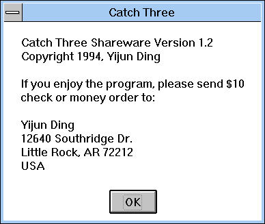 Catch Three (1994) - MobyGames