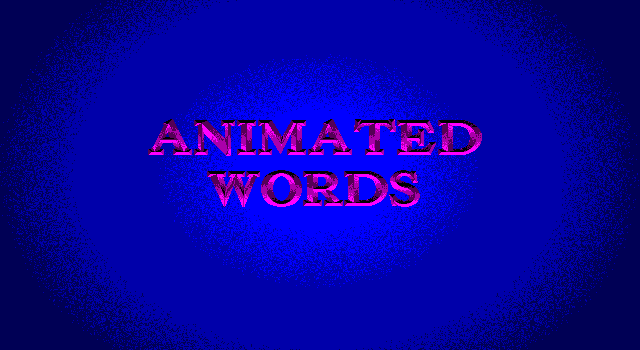 Animated Words (1992) - MobyGames