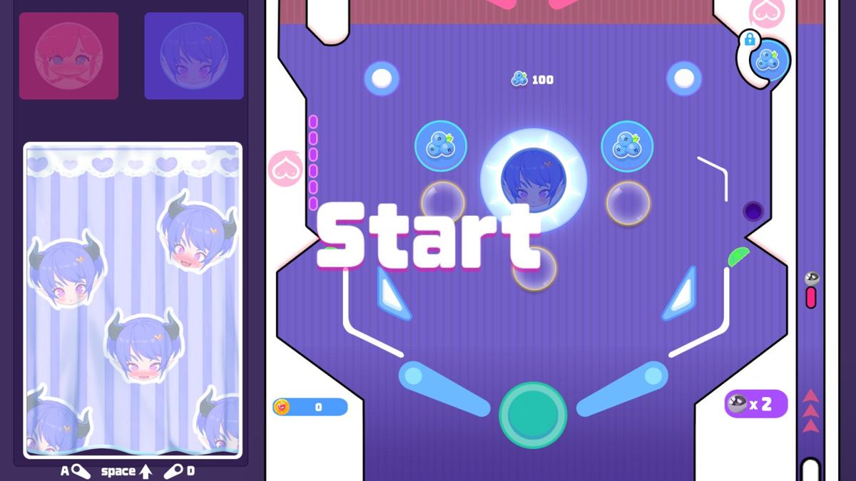 Screenshot of Elf Girl Pinball (Windows, 2022) - MobyGames