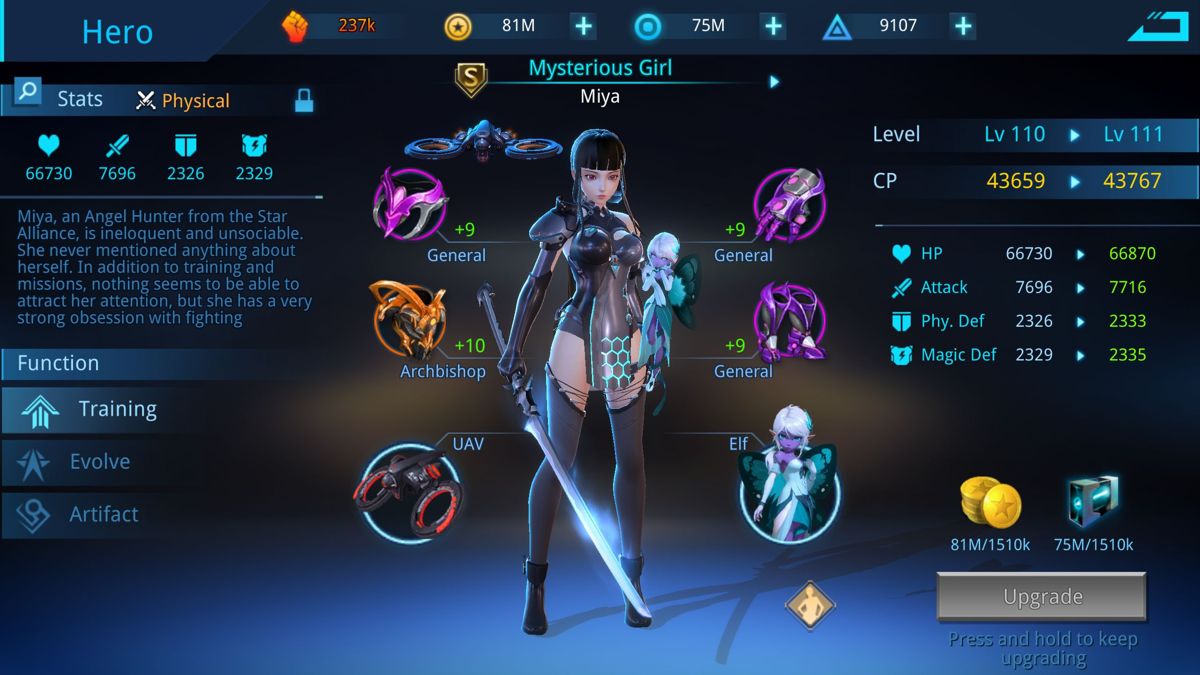 Angel Legion: DLC Future Dream (Grey) screenshots - MobyGames