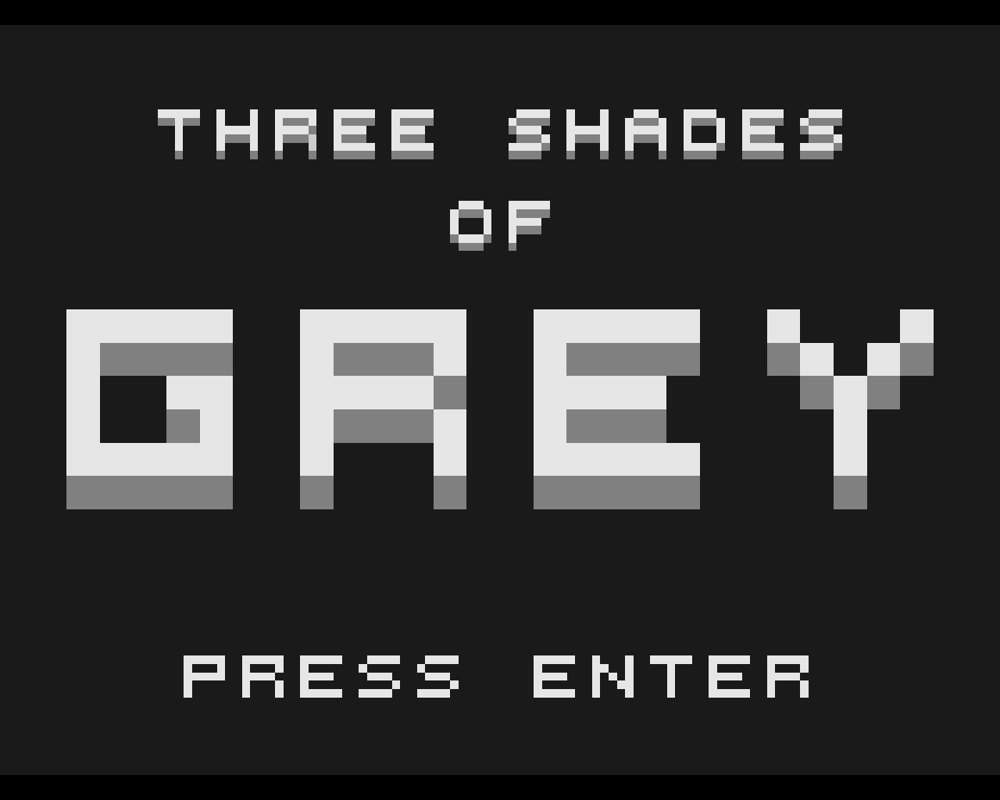 Three Shades of Grey screenshots - MobyGames