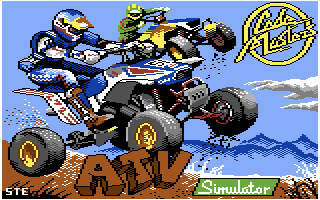 Screenshot of ATV Simulator (Commodore 64, 1987) - MobyGames