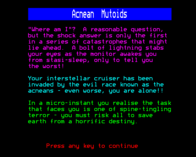 Acnean Mutoids (1983) - MobyGames