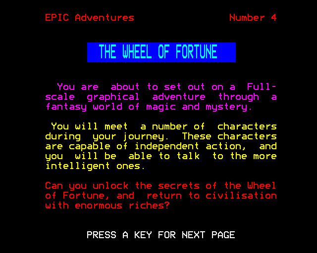 The Wheel of Fortune (1984) - MobyGames